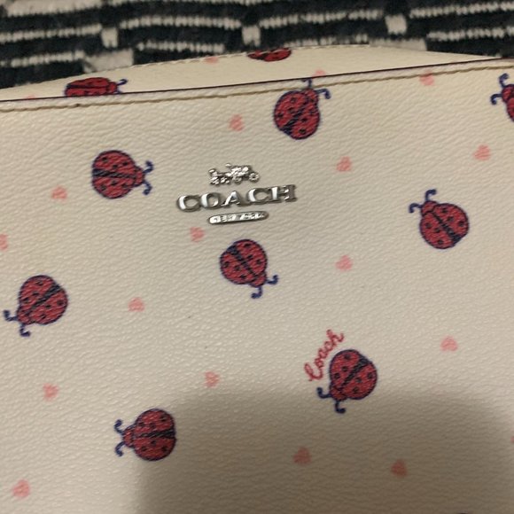 Coach | Bags | Coach Ladybug Mini Camera Bag Cross Body Purse Red And ...